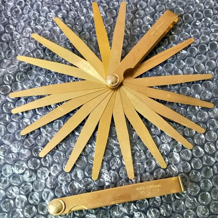 Brass Feeler Gauge - Precision Measuring Tool