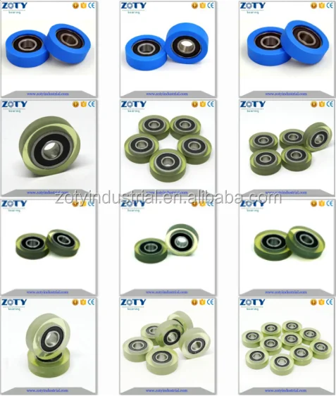 Sliding Door V Groove Plastic Roller Wheel With Needle Bearing - Buy V ...