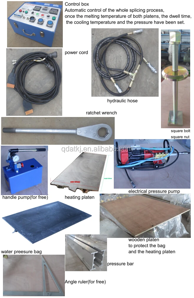 1000mm Sectional Type Hot Joint Press Vulcanizer for Rubber