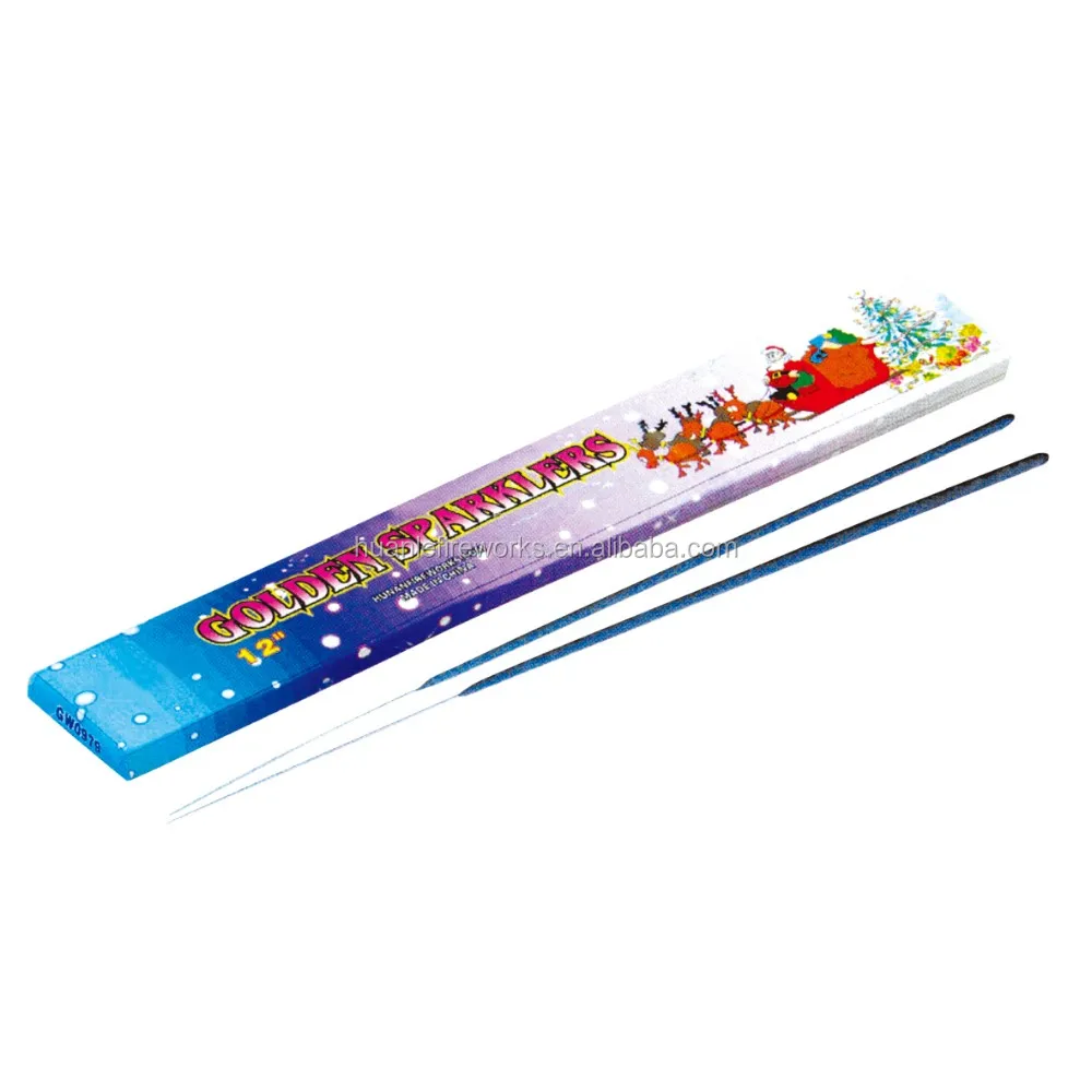 10" Color Sparkler Fireworks For Kids And Party Show With Bamboo Stick ...