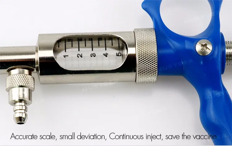2ml Syringe Adjustable Vaccine Syringe Gun For Animal - Buy 2ml Syringe ...