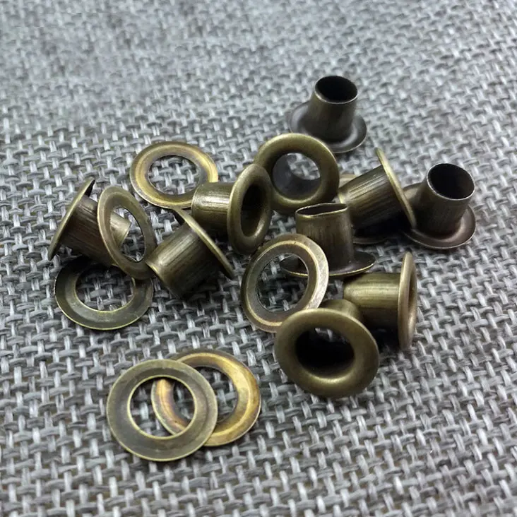 Wholesale 5mm Metal Brass Eyelets Small Round Metal Grommets Nickle ...