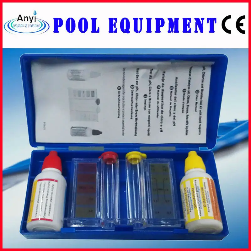 2016 Newest Swimming Pool Rapid Ph Chlorine Water Test Kits 2 Way Pool ...
