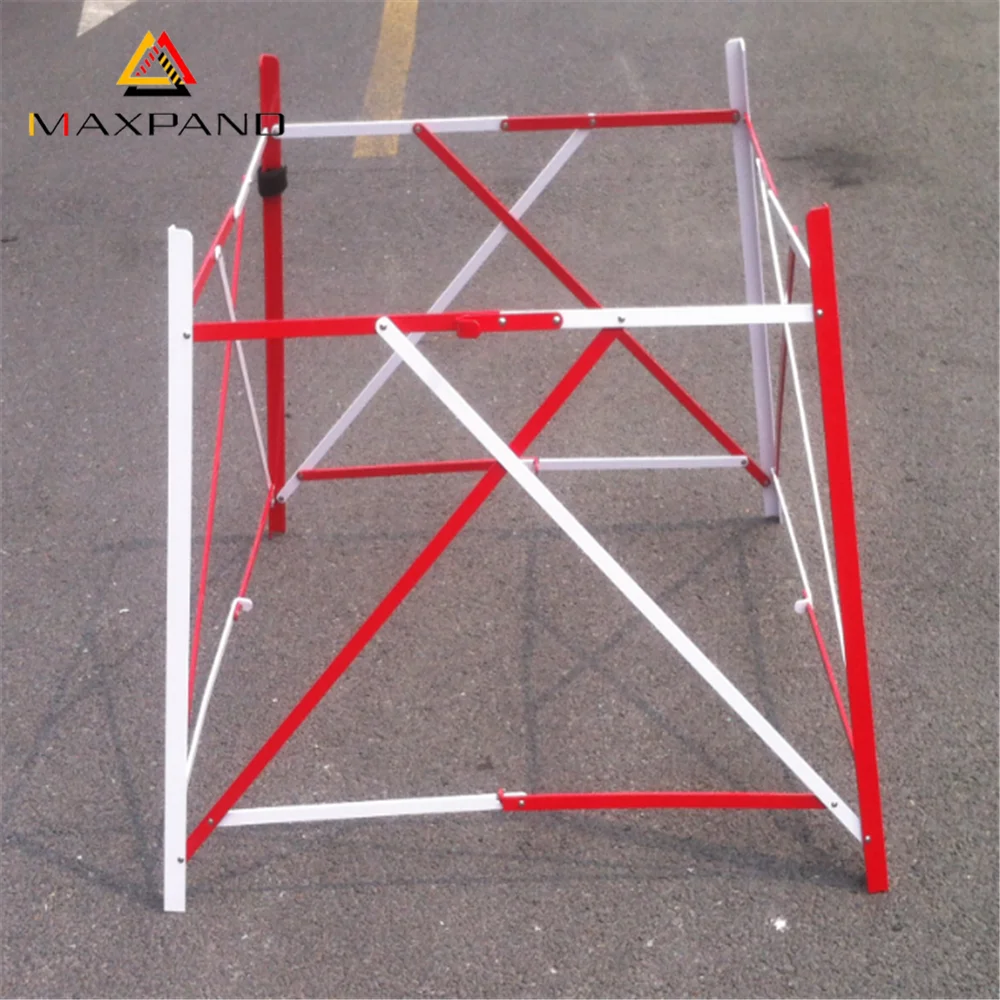Maxpand Four Sides Metal Folding Square Manhole Protecting Construction ...