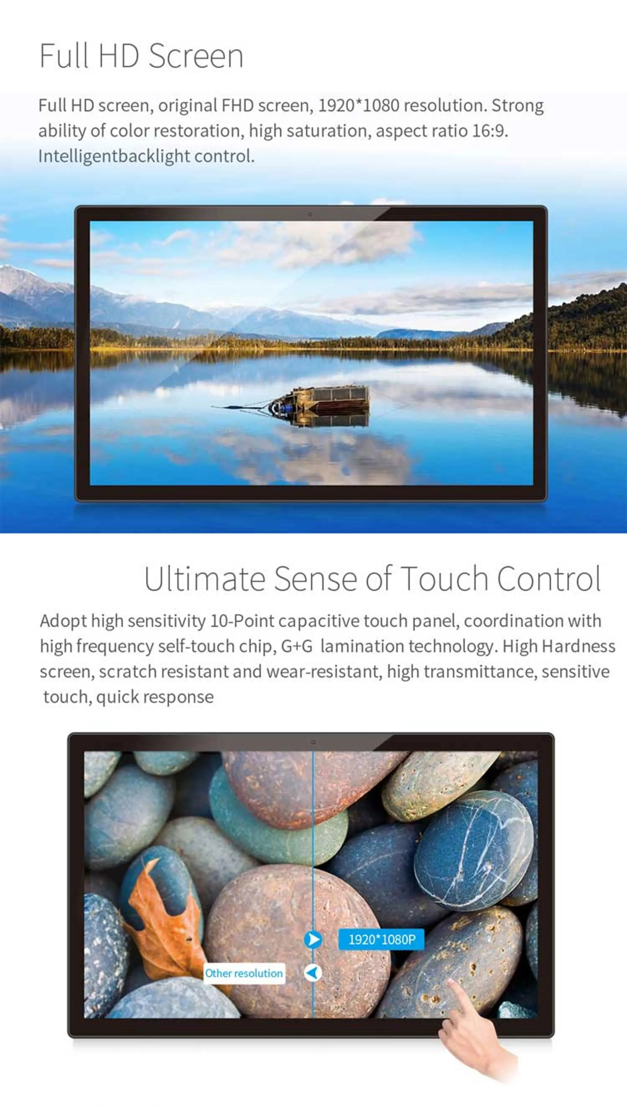 24 Inch Quad Core Tablet PC Android 6.0 OS - Full HD