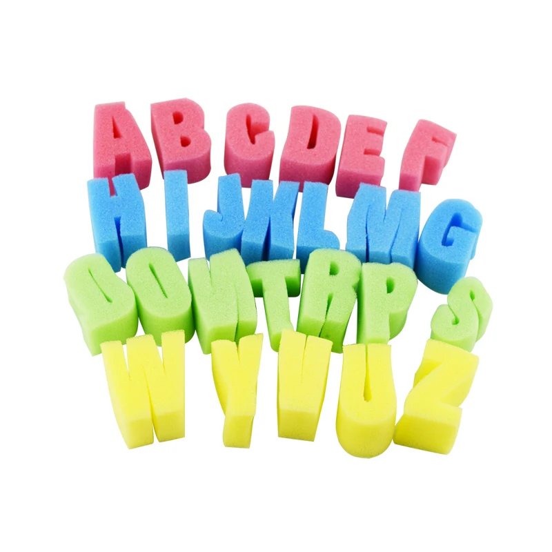 Sponge Letters,Educational Toys For Kids,Natural Expanding Letter Shape ...