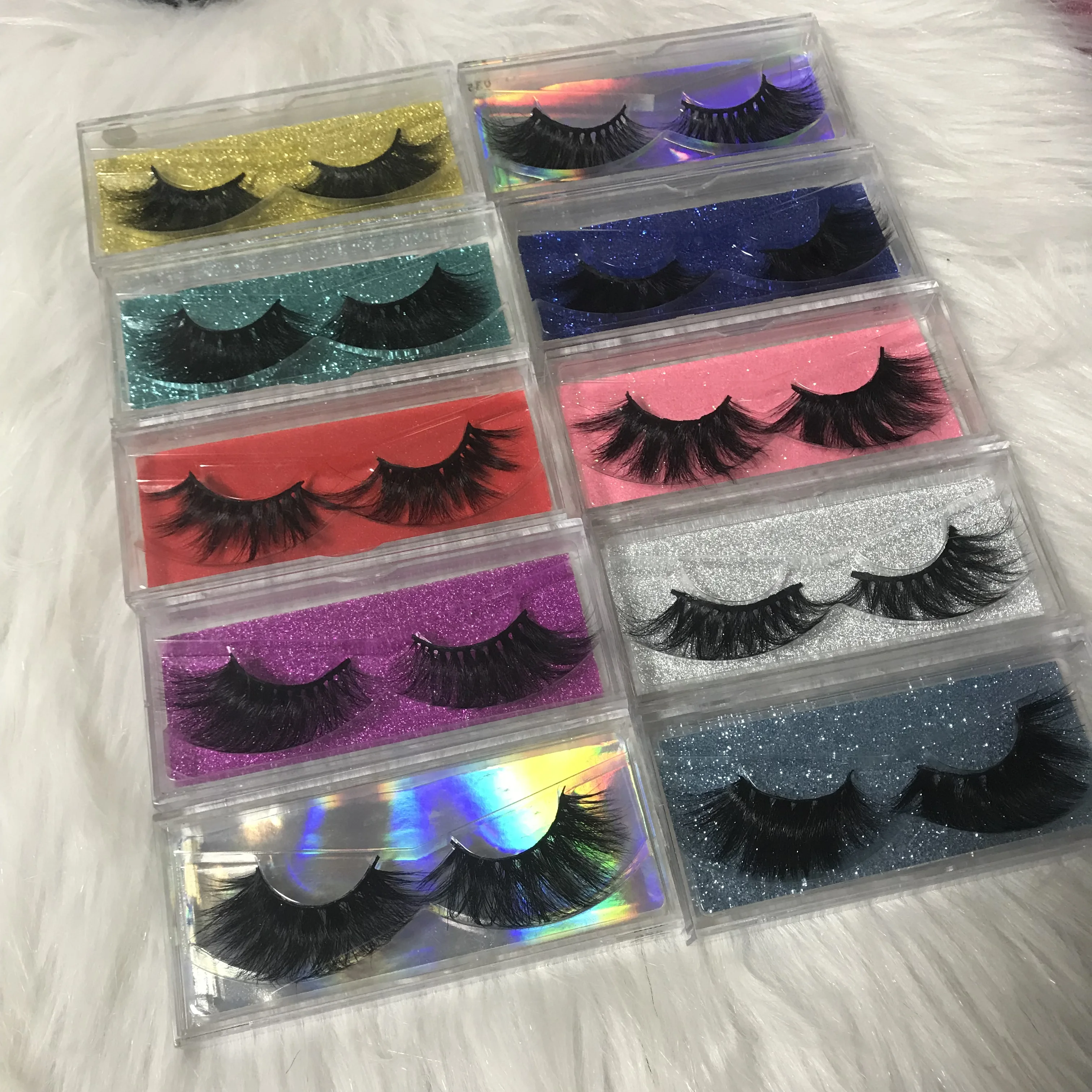 5d Mink Eyelashes 25mm Lashes Sample Package Free Shipping Whole Sale ...