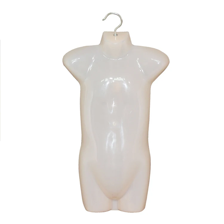 Plastic Children’s Hanging Torso Mannequins - Body Glossy Dummy Form
