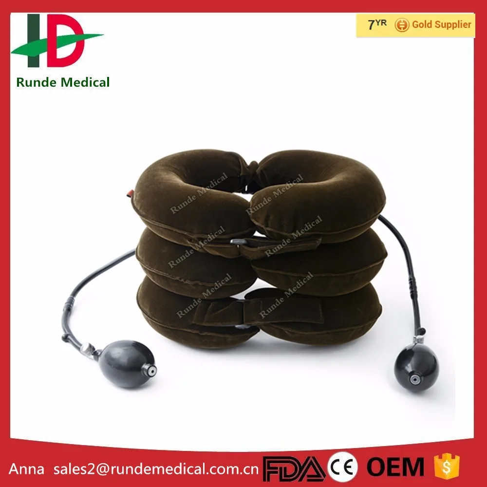 High Quality Safety Neck Support Brace Medical Flocked Pvc Inflatable ...