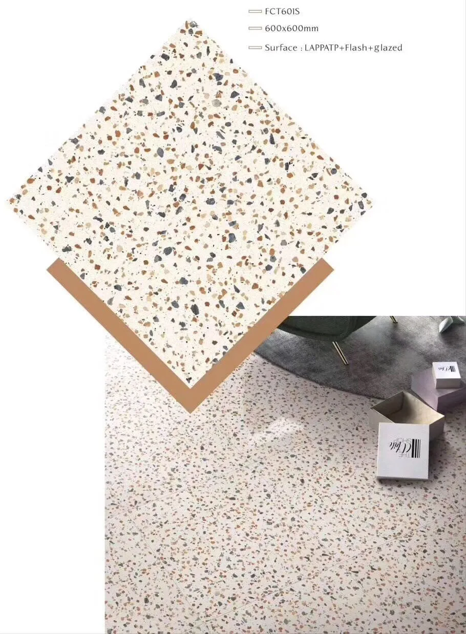 Interior House Room White Rustic Terrazzo Ceramic Tiles