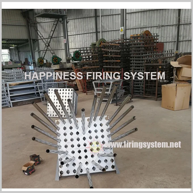 1.2 (hole Diameter 42mm)inch 5*7(35) Shots Letter Racks Mortars Tubes ...