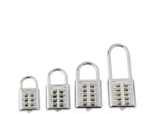 YH1069 Top Security Push Button Combination Padlock 8 Digit Gate Lock