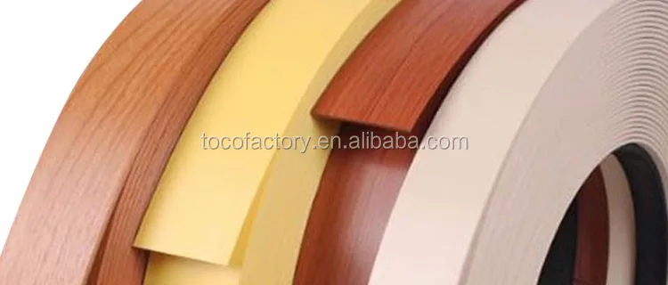 Toco Flexible Plastic Edge Trim,Pvc Plastic Furniture / Plywood Edging ...