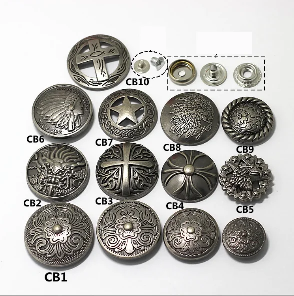 Wholesale Custom Fashion Western Alloy Berry Conchos With High Quality ...