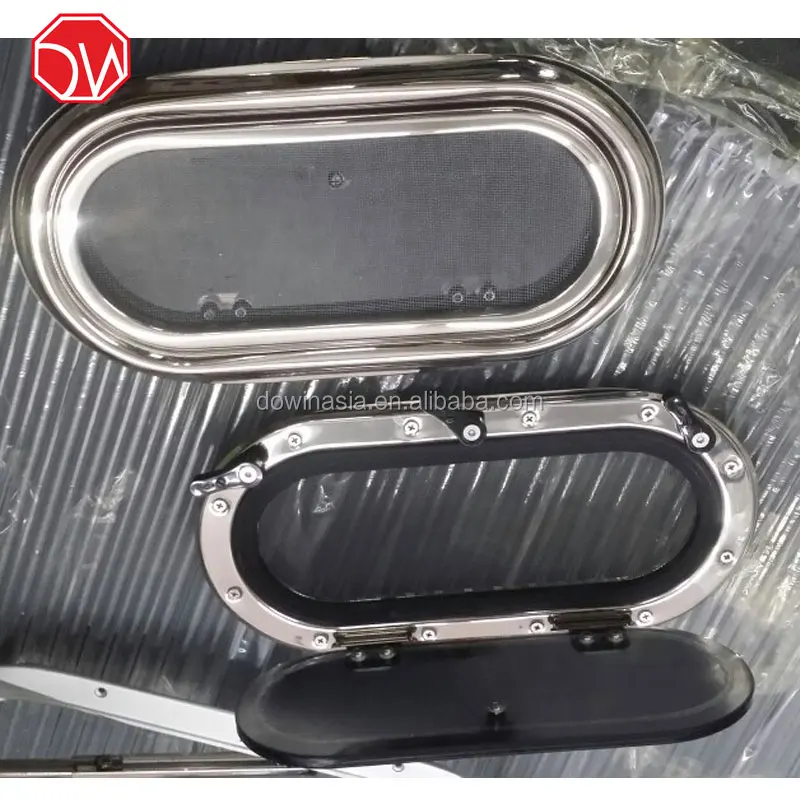 Custom Stainless Steel Marine Porthole Oval by DOWIN