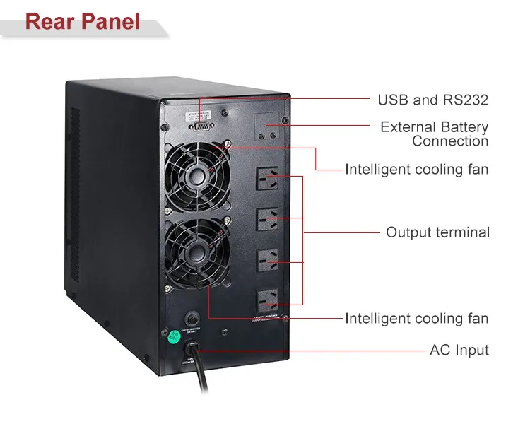 3kva specifications power system ups with 1 hour backup price| Alibaba.com
