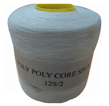 100% Polyester Core Yarn 28/2 Poly Poly Core Spun Yarn - Buy Core Yarn ...