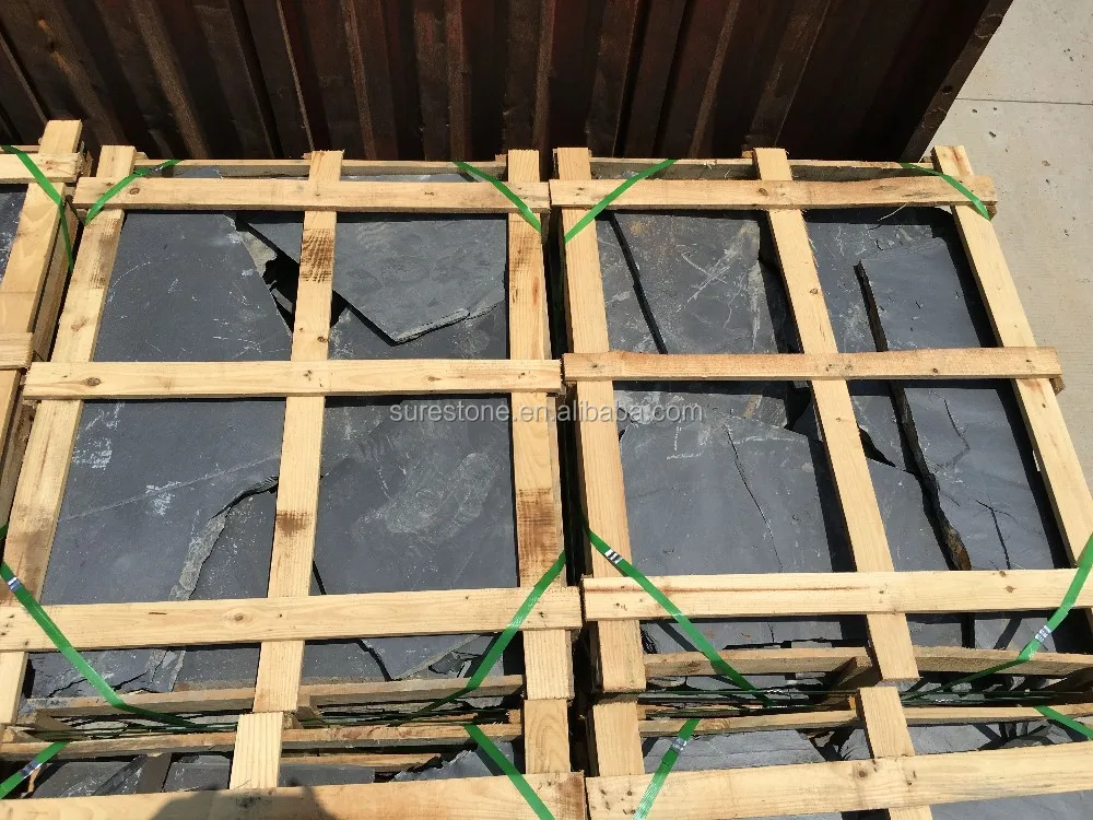 Irregular Black Slates Cheap Natural Slates Slabs,Uncut Irregular Slate ...