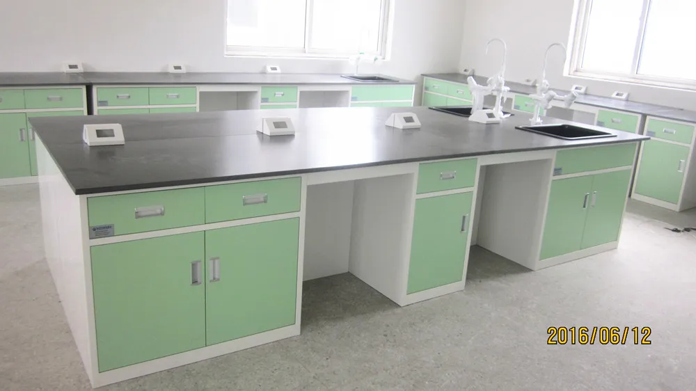 Factory Metal Movable Lab Workbench Work Table With Sink And Faucet ...
