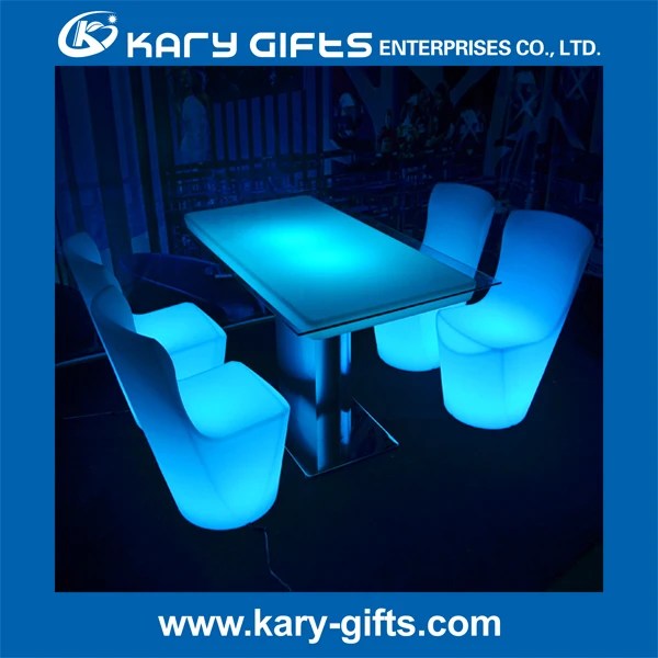 Illuminated Restaurant Snack Led Bar Table - Buy Led Bar Tables,Snack ...
