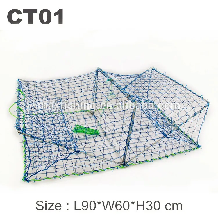 Sturable Folding Fishing Stainless Steel Wire Crab Trap