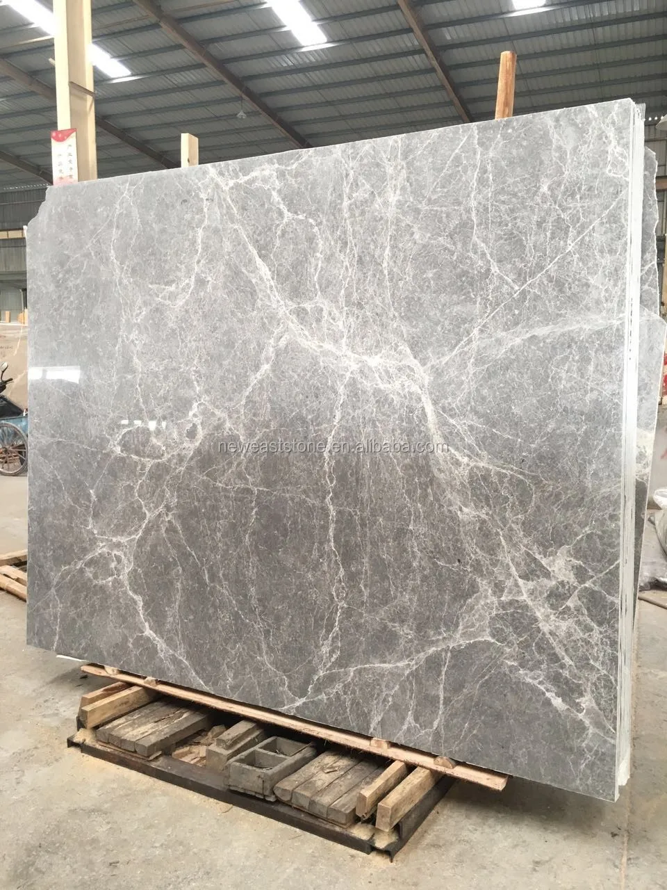 Silver Mink Grey Marble Stone Slab - Buy Grey Marble,Silver Grey Marble ...