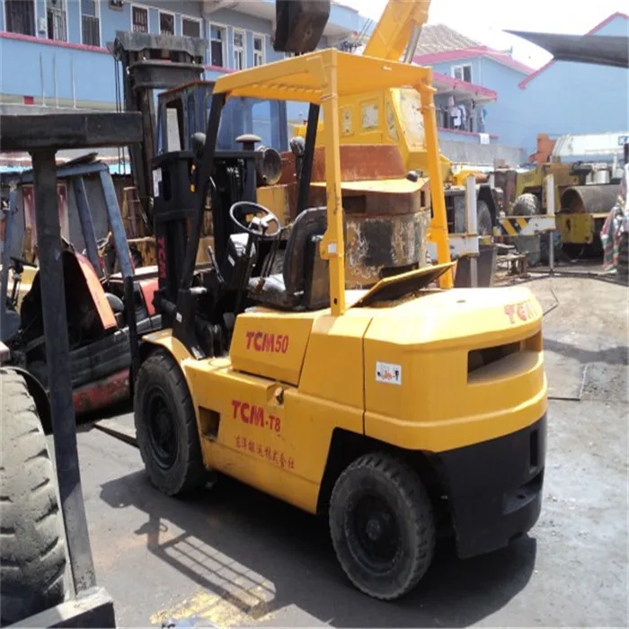 Used 5 Ton Tcm Forklift Fd50 With Good Working Efficiency Used Komatsu ...