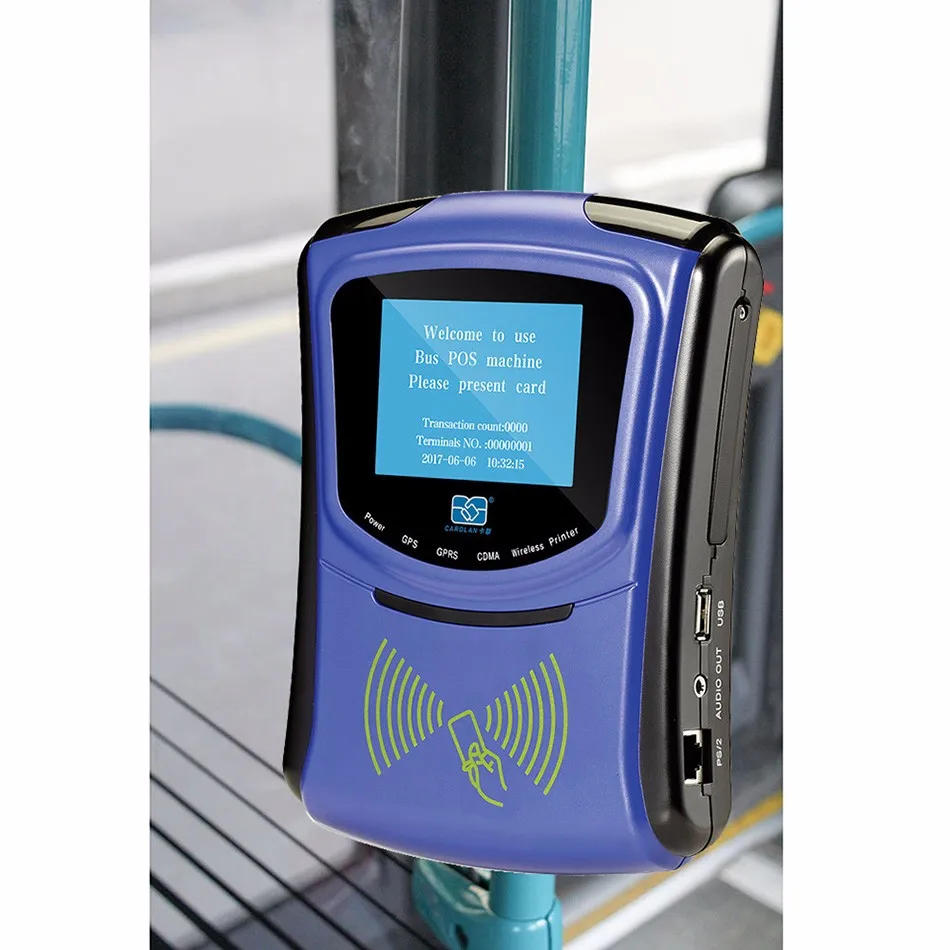 Smart City Public Bus Card Reader With Pos Terminal For 4g Gps Ticket ...