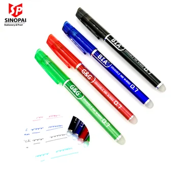 High Quality Bia 0.7 Mm Thermo-sensitive Ink Gel Pen Friction Erasable ...
