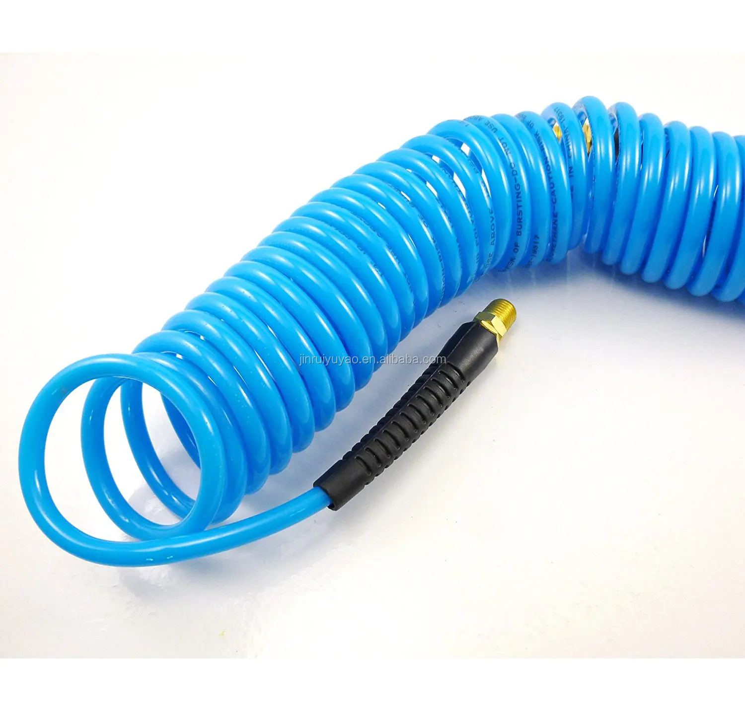 12mm*8mm 15m Pu Retractable Tube With 1/4' Brass Fittings Immovable ...