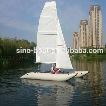 Portable Inflatable Sailing Catamaran 4.5m Length - Buy Inflatable ...