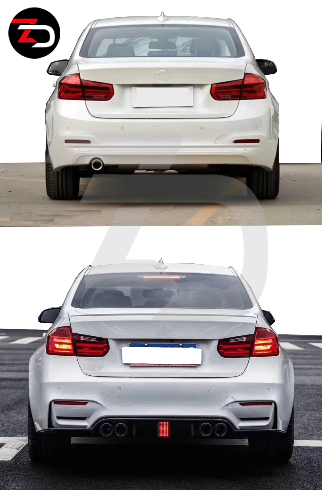 Perfect Fitment 3 Series M3 Wide Body Kit For F30 M3 Model Front Bumper ...