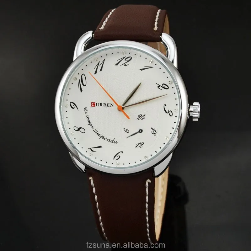 Curren Brand Fashionable Men Arabic Numerals Dial Wrist Watch - Buy ...