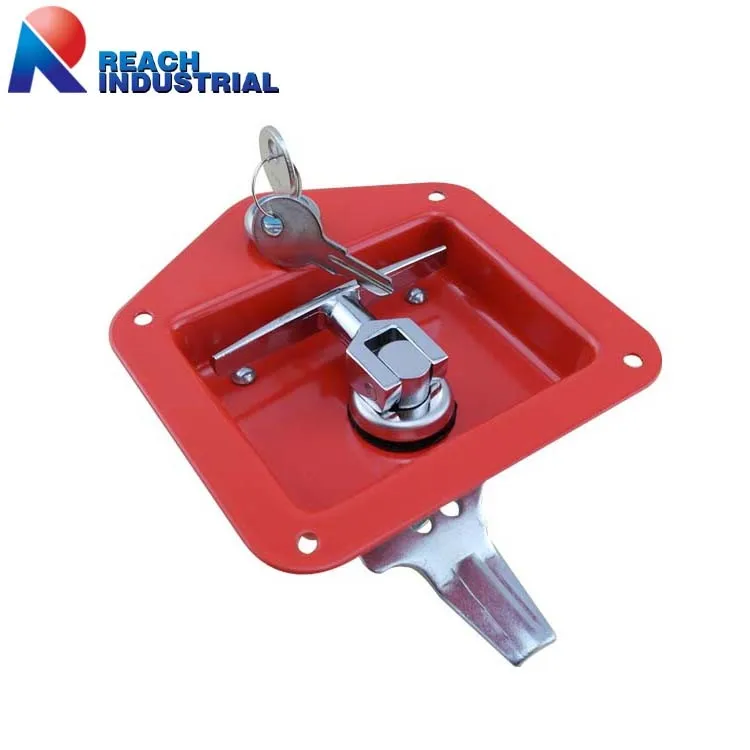 Stainless Steel Tool Box Handle Folding T Handle Lock,Folding Drop T ...