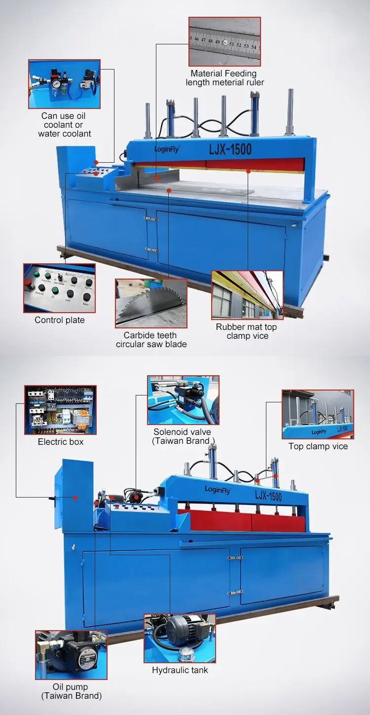 China High Speed Aluminum Plate Cutting Copper Aluminum Plate Saw ...