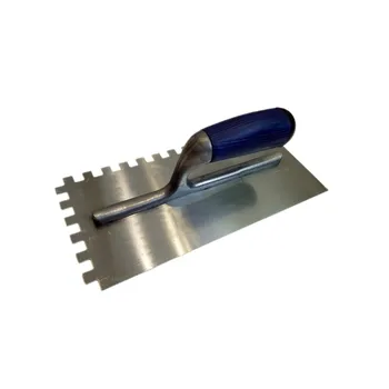 Steel Notched Plastering Trowel With Teeth - Buy Plastering Trowel ...