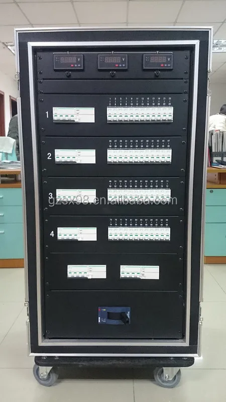 98 Channels Power Distro Box Rack For Audio Power Supply Switching ...