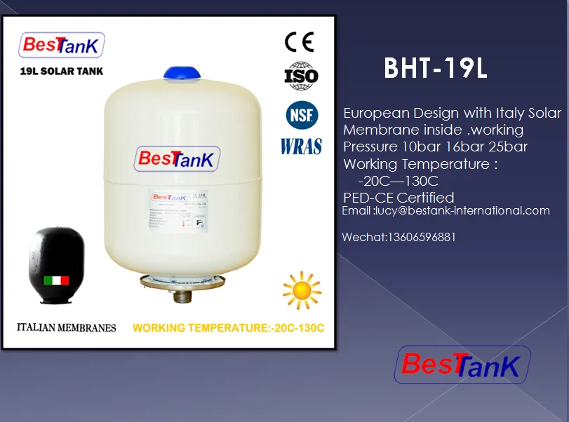 BESTANK 19L Vertical Pressure Tank - Energy Saving Solar System