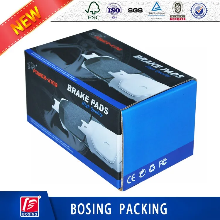 Low Price Best Quality Customized Full Colour Brake Pads Packaging Box ...