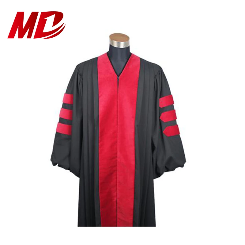 Mondon Best Workmanship Graduation Doctoral Gowns And Hood Set - Buy ...