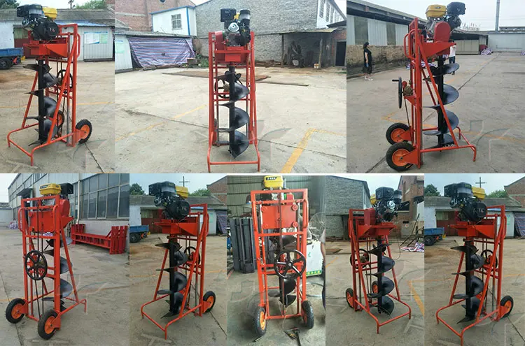 Manual Portable Hand Land Drill Earth Auger Digging Machines /Ground ...