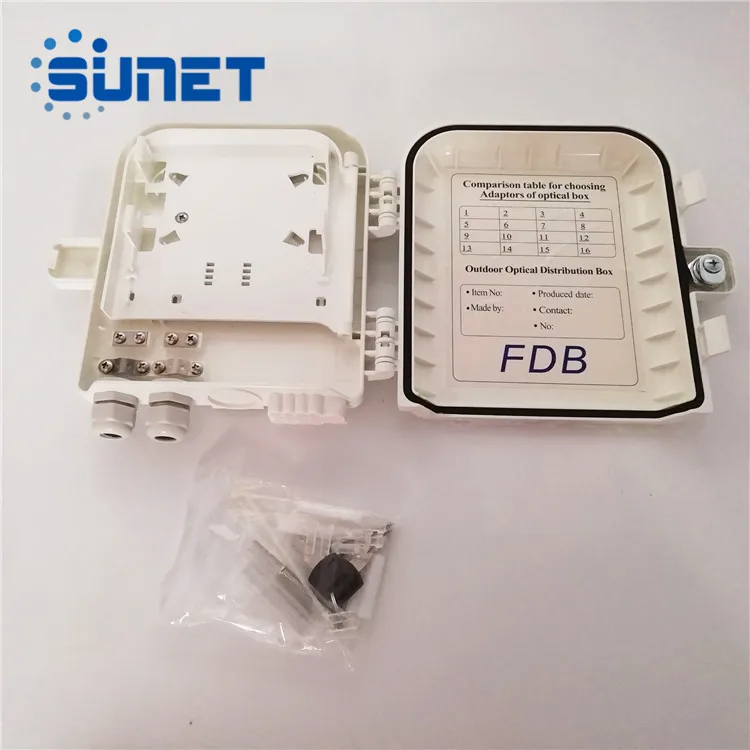 8 Port Waterproof Ftth Mini Fiber Optic Terminal Box For Stainless ...