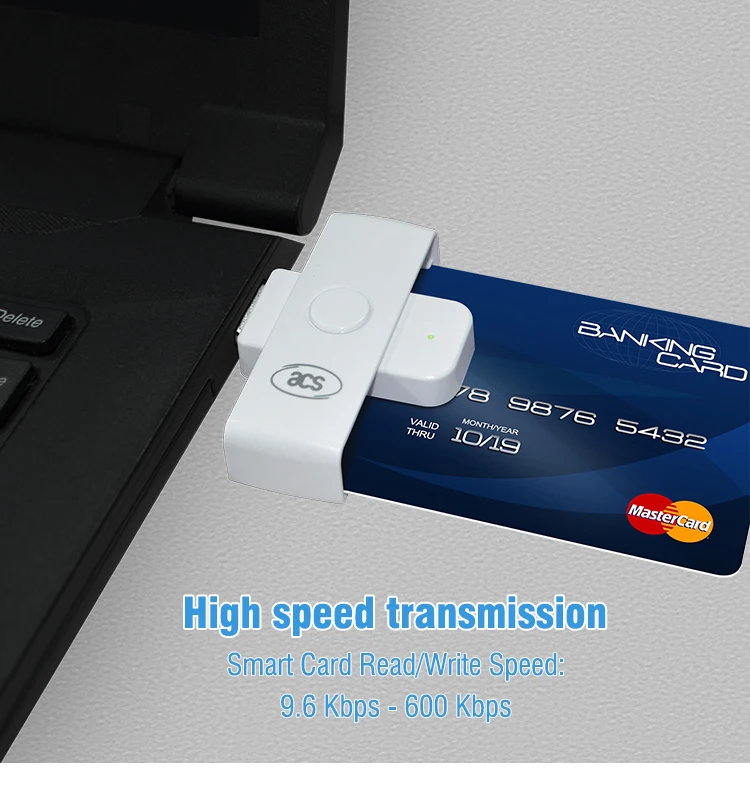 Mini Mobile Type A Pocket Contact Ic Chip Usb Iso 7816 Smart Card ...