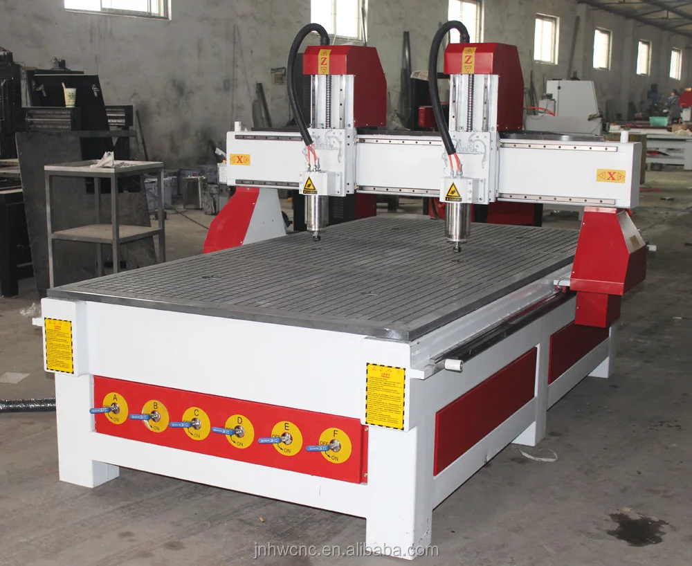 1325 Dsp Control Two-spindle Cnc Router For Kitchen Cabinet Designs Wood Router Machine - Buy ...