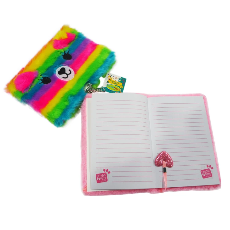 Cute Plush Notebook - Perfect for Kids and Office Ladies