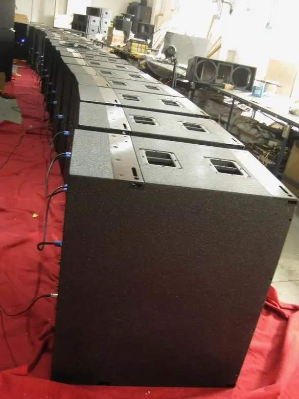 El Sistema De Pa Line Array Altavoz De Sonido Del Sistema De Vuelo Caso ...