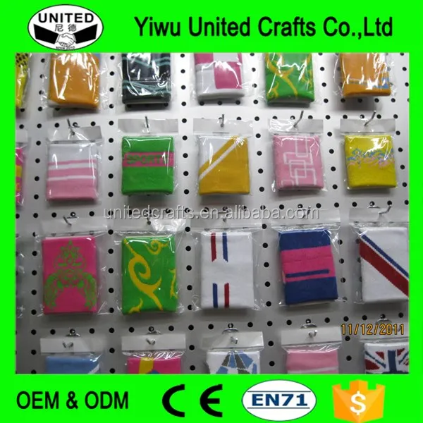 Custom Logo Design Wrist Funny Rainbow Sweatbands With Zipper Pocket ...