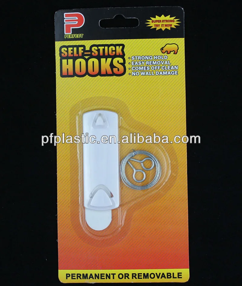 Plastic Damage Free Removable Adhesive Picture Frame Hooks - Buy ...