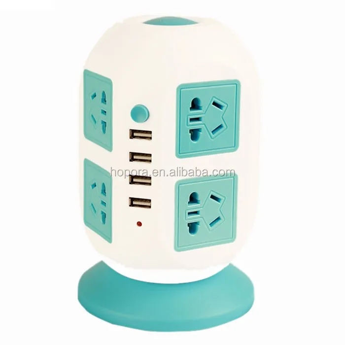 New Electric Portable Grounding Devices Power Tower Socket With Usb ...