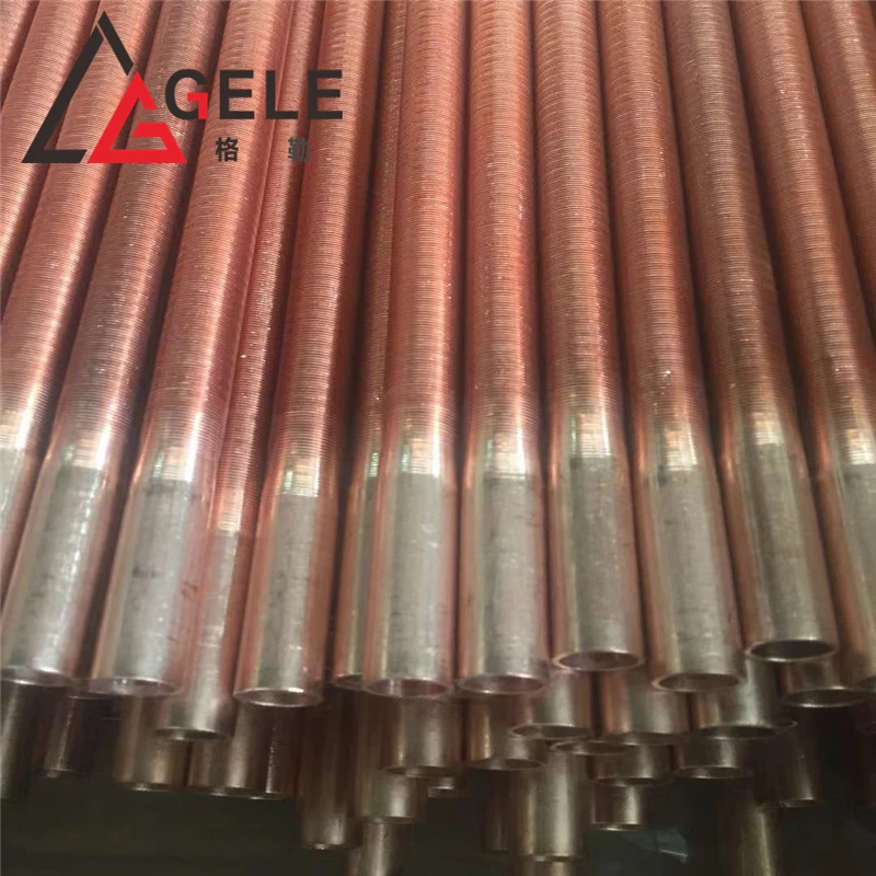 Heat Exchanger Extruded Copper Low Fin Tube - Buy Copper Fin Tube ...